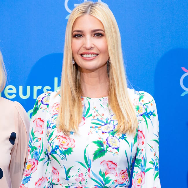 Ivanka Trump wears a crochet maxi dress for Jelly Roll's show