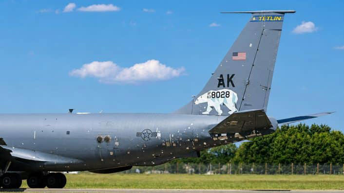 Two US Air Force KC-135s damaged during towing accident at RAF Mildenhall
