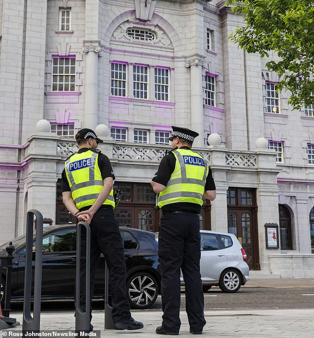 Anger as police say poster of actress Maureen Lipman as devil was not a ...