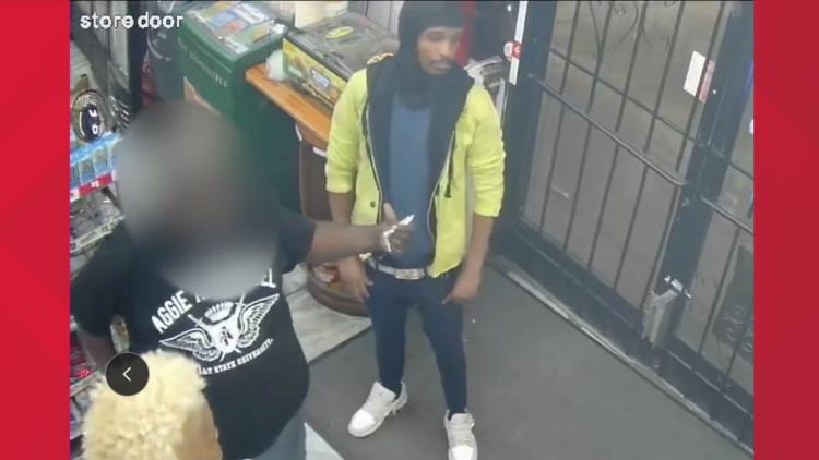 Video captures suspect wanted for stabbing 68-year-old at gas station