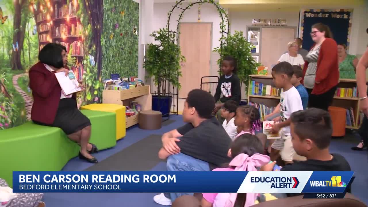 School unveils Ben Carson Reading Room for literacy