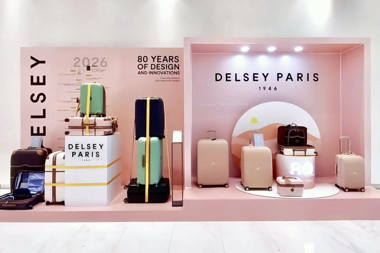 Delsey Paris kỷ niệm tuổi 80 với bộ sưu tập vali giới hạn