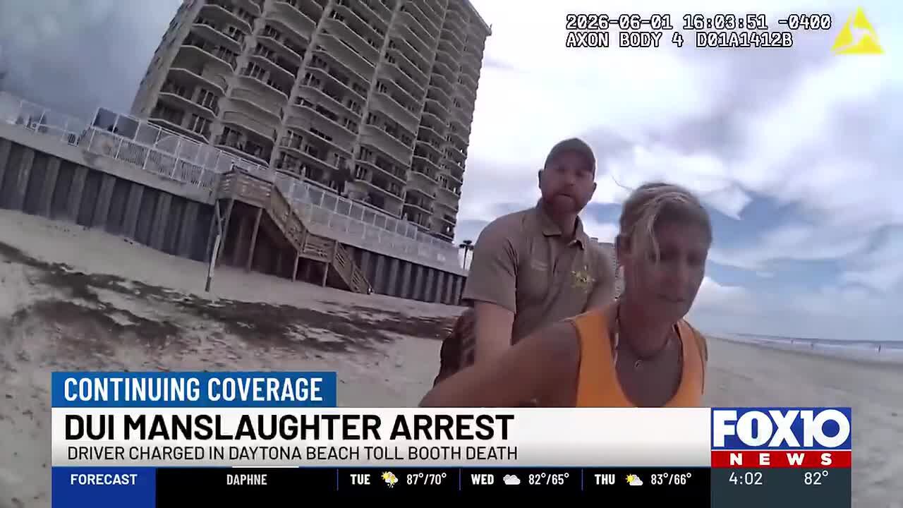 Toll booth worker killed after pickup truck slams into beach ramp ...