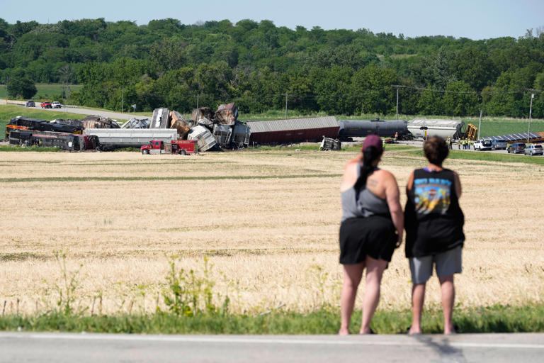 One dead and another injured after train strikes semi-truck in Iowa