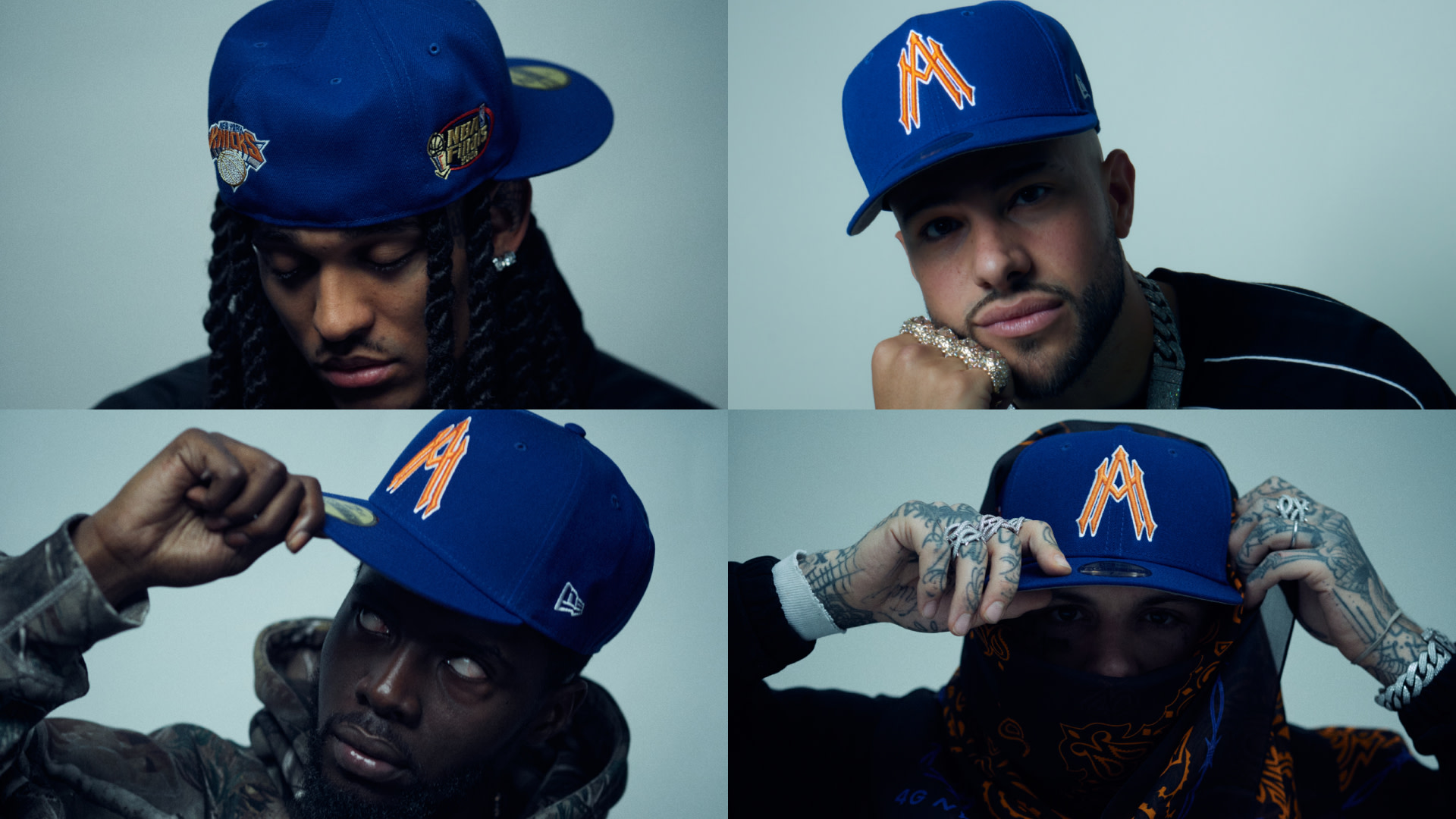 Alex Moss unveils $1870 diamond Knicks hats ahead of 2026 NBA Finals
