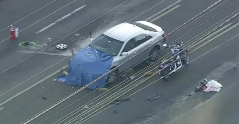 Fatal choque múltiple entre motoras y autos cierra vías en Warminster