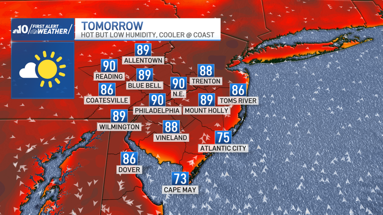 Tracking a heat wave