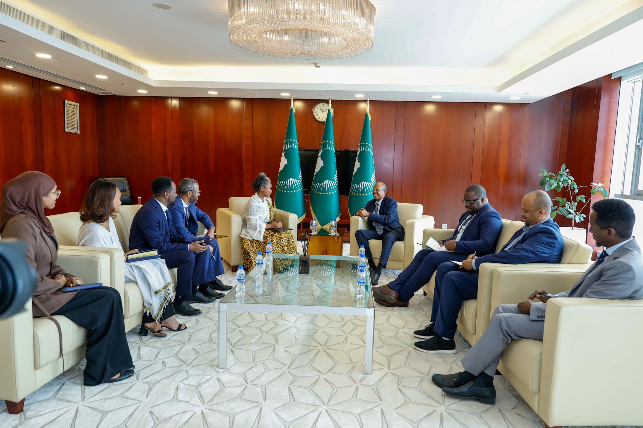 AUC chairperson receives credentials of Ethiopia's new permanent ...
