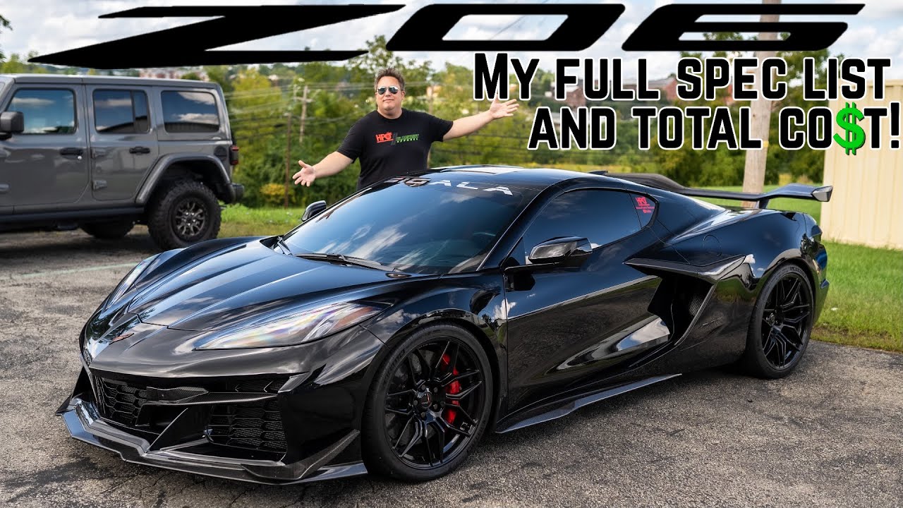 From dream to reality! The full spec list and final price of my new C8 ...
