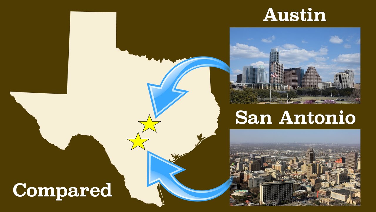 Austin and San Antonio compared