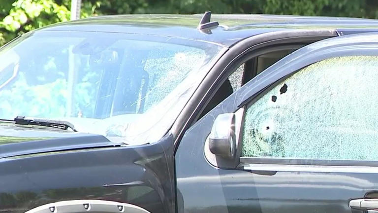 Bullet-riddled vehicle stops in Roswell after road rage shooting