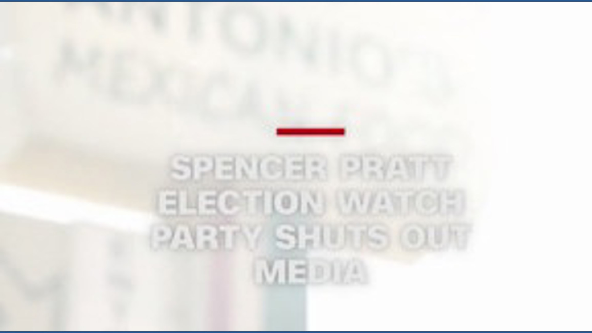 Spencer Pratt shuts media out of watch.