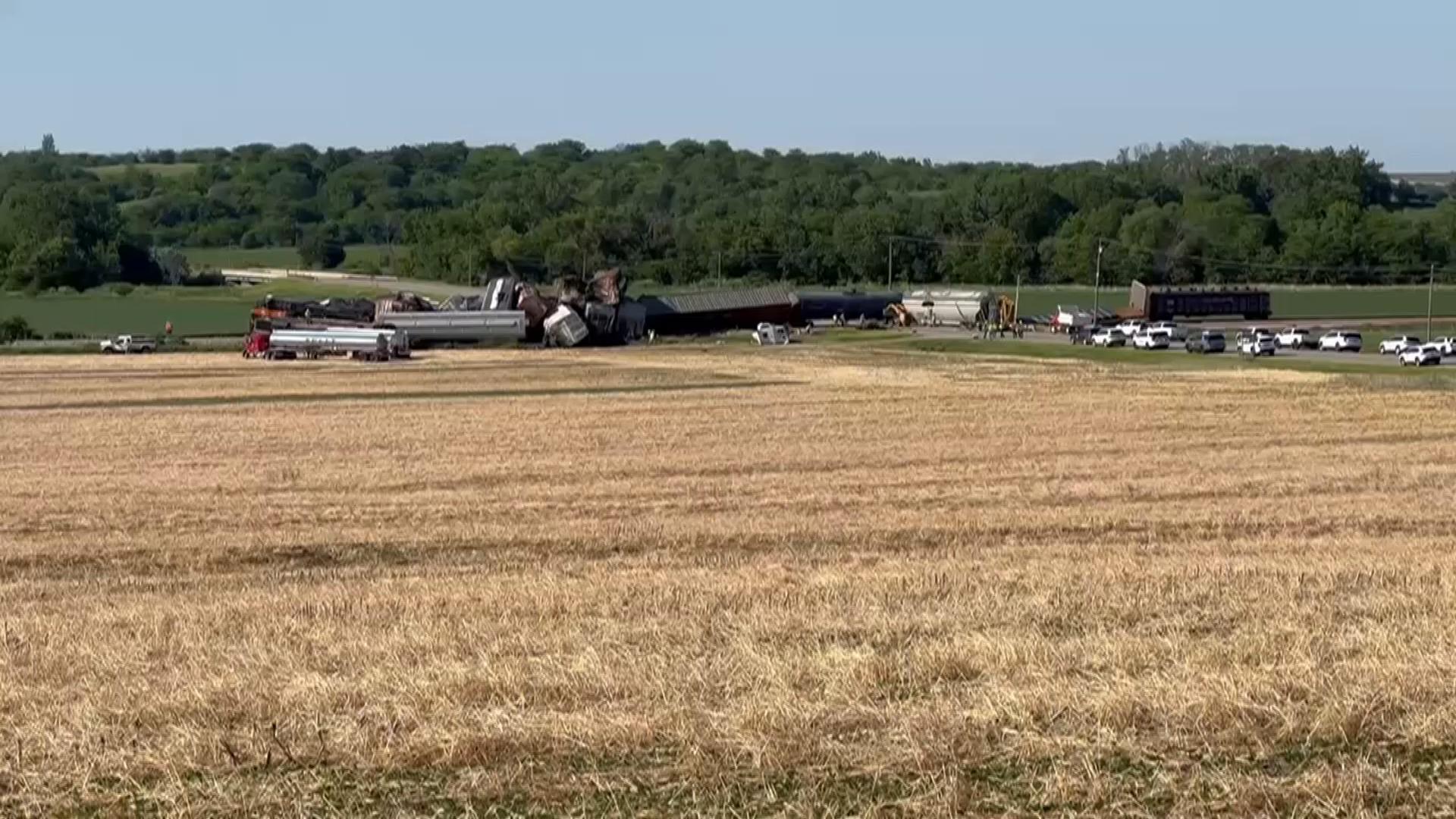 One dead and another injured after train strikes semi-truck in Iowa