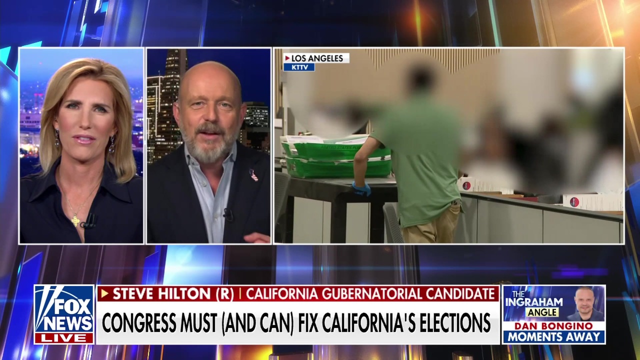 Steve Hilton calls California vote counting a 'joke'