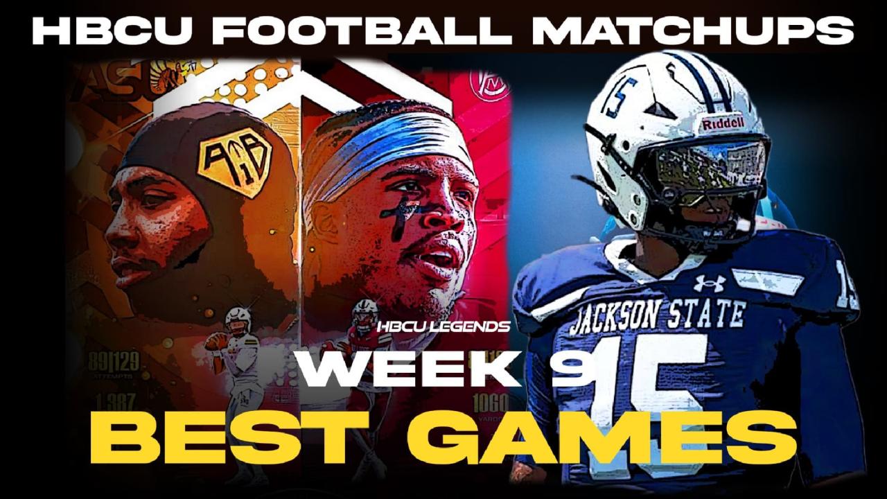 HBCU football matchups - week 9