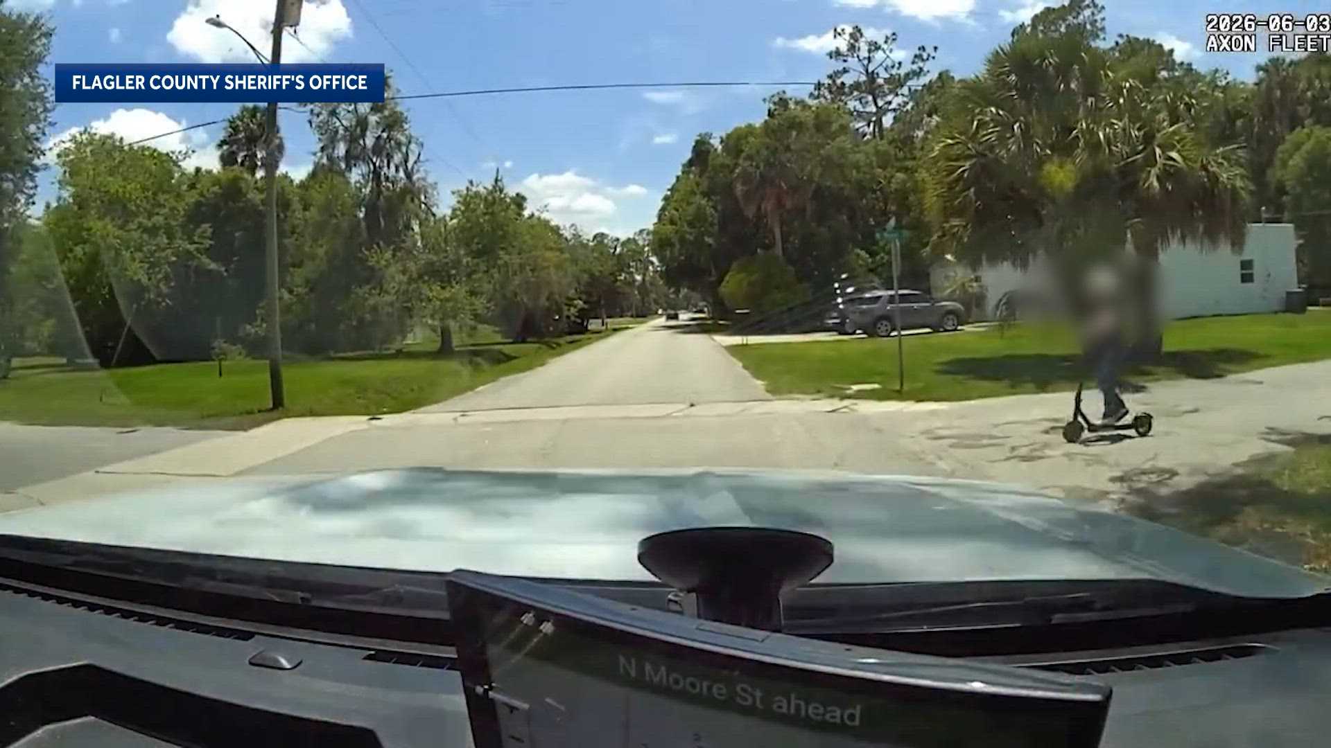 Video: 15-year-old on e-scooter struck by deputy in patrol car