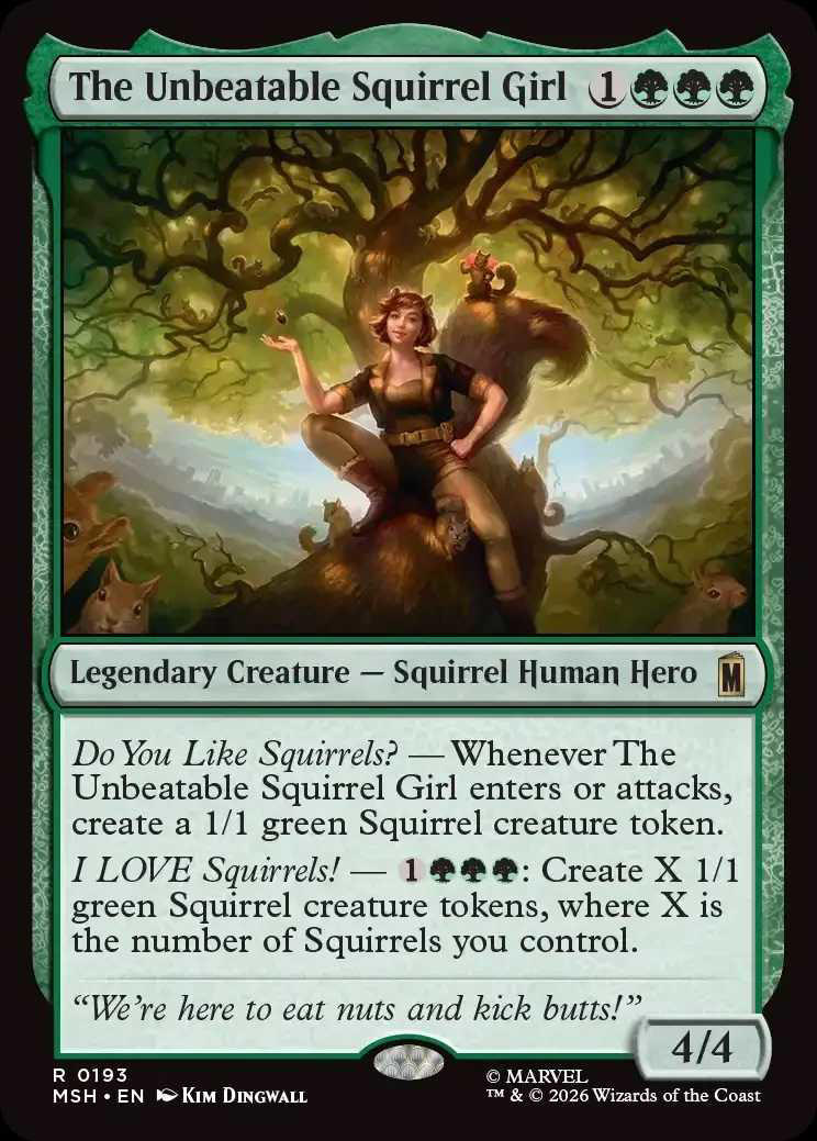 Unbeatable Squirrel Girl commander deck: MTG's new Marvel set makes ...
