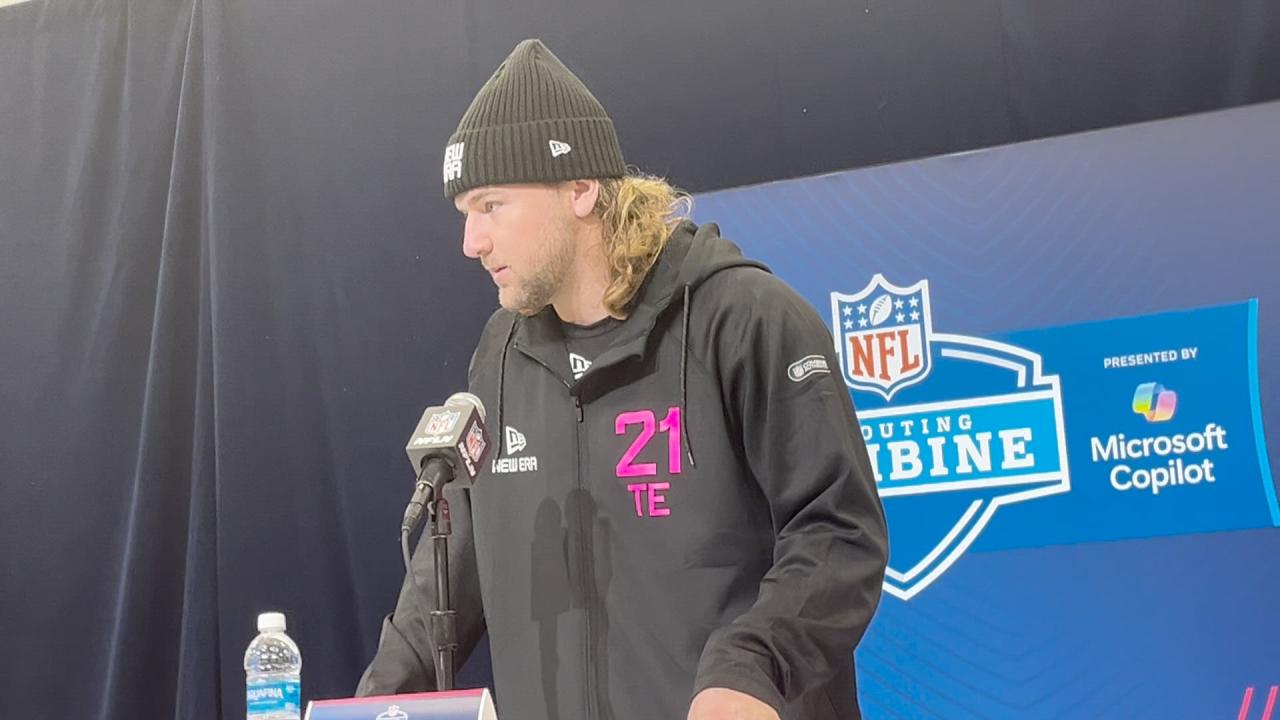 Watch: Tyler Warren has high praise for Chiefs' Travis Kelce