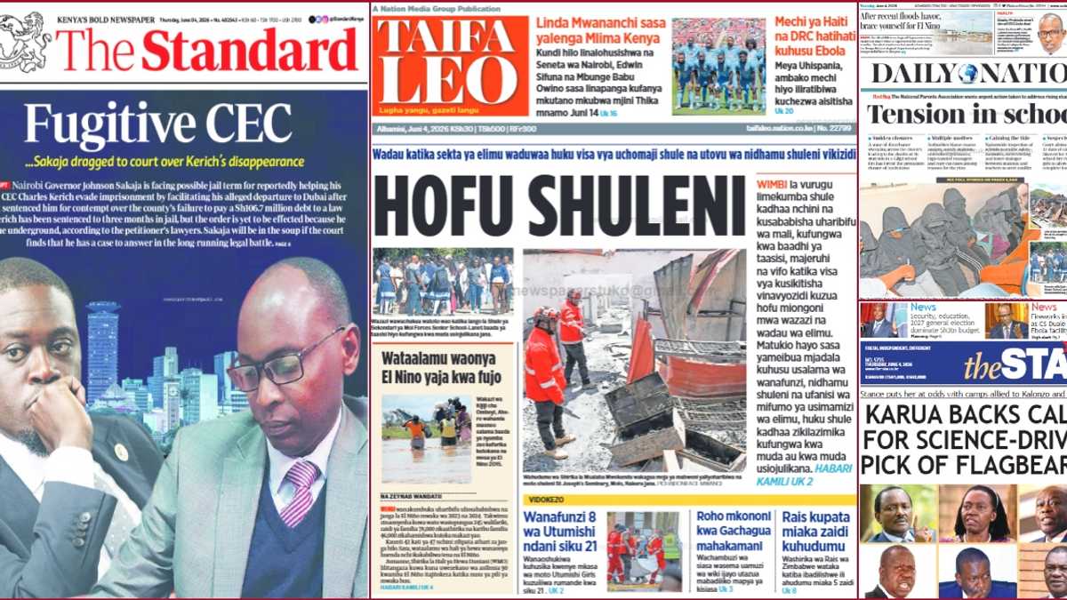 Kenya newspapers review: Fresh opposition rift emerges as Martha Karua ...