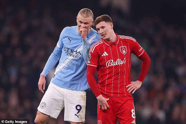Man City's opening bid for England star Elliot Anderson REJECTED by ...