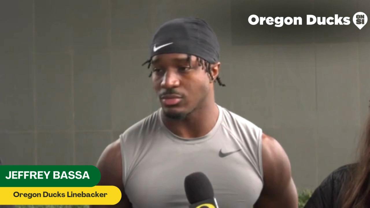 Oregon Ducks senior Jeffrey Bassa on Derrick Harmon, Wreak Havoc on ...