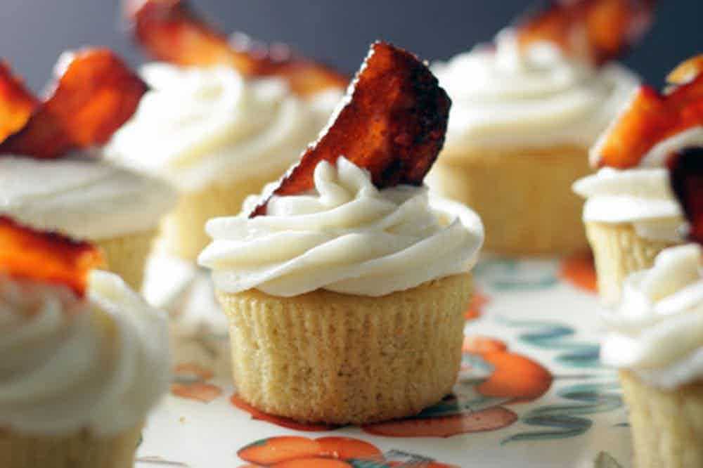 The best ever candied bacon & beer cupcake recipe