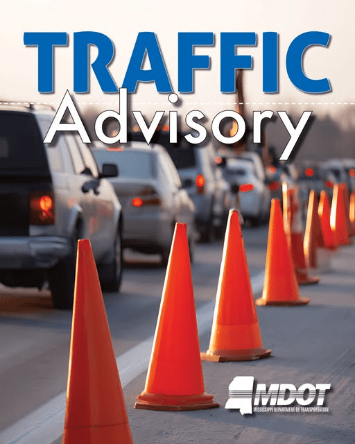 LANE CLOSURES: Lane closures on I-55 in Panola County will be closed June 9