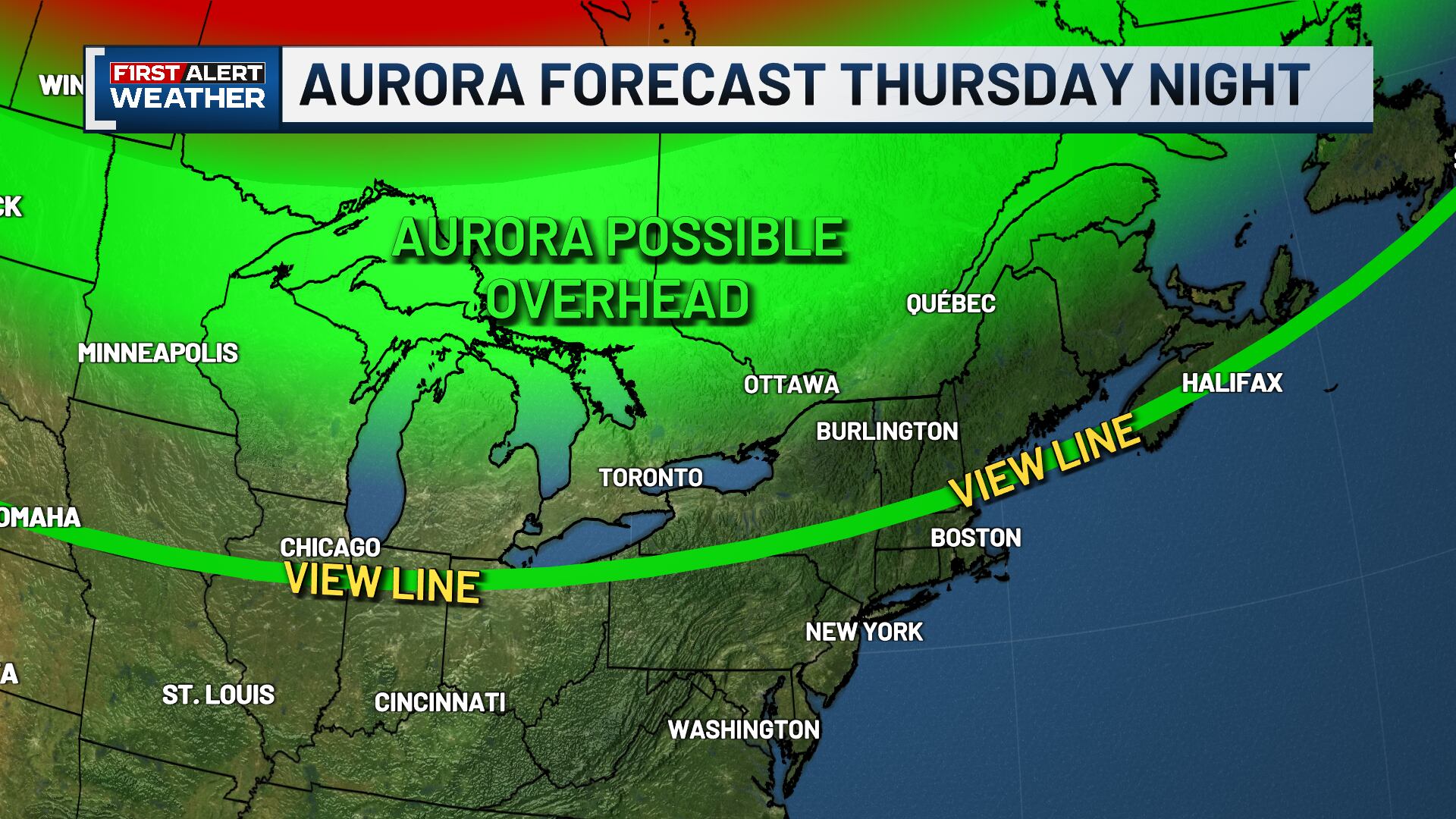 Aurora chances for V.t., N.Y., and N.H. growing for Thursday night due ...