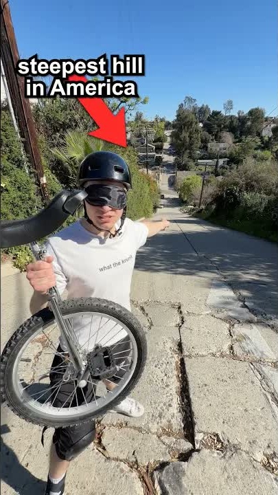 Epic hill challenge - unicycle, scooters, and blindfolded madness!
