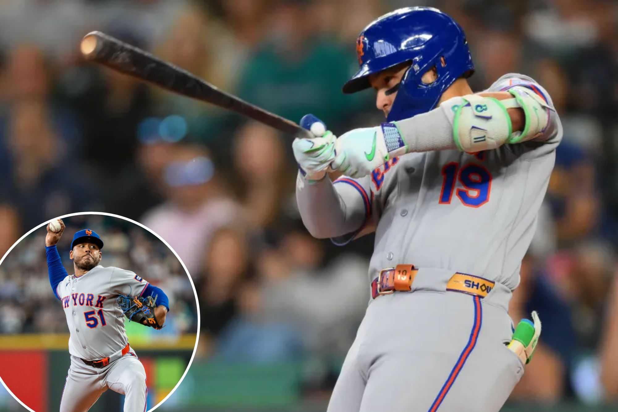Bo Bichette breaks out in big way as Mets drub Mariners to avoid sweep
