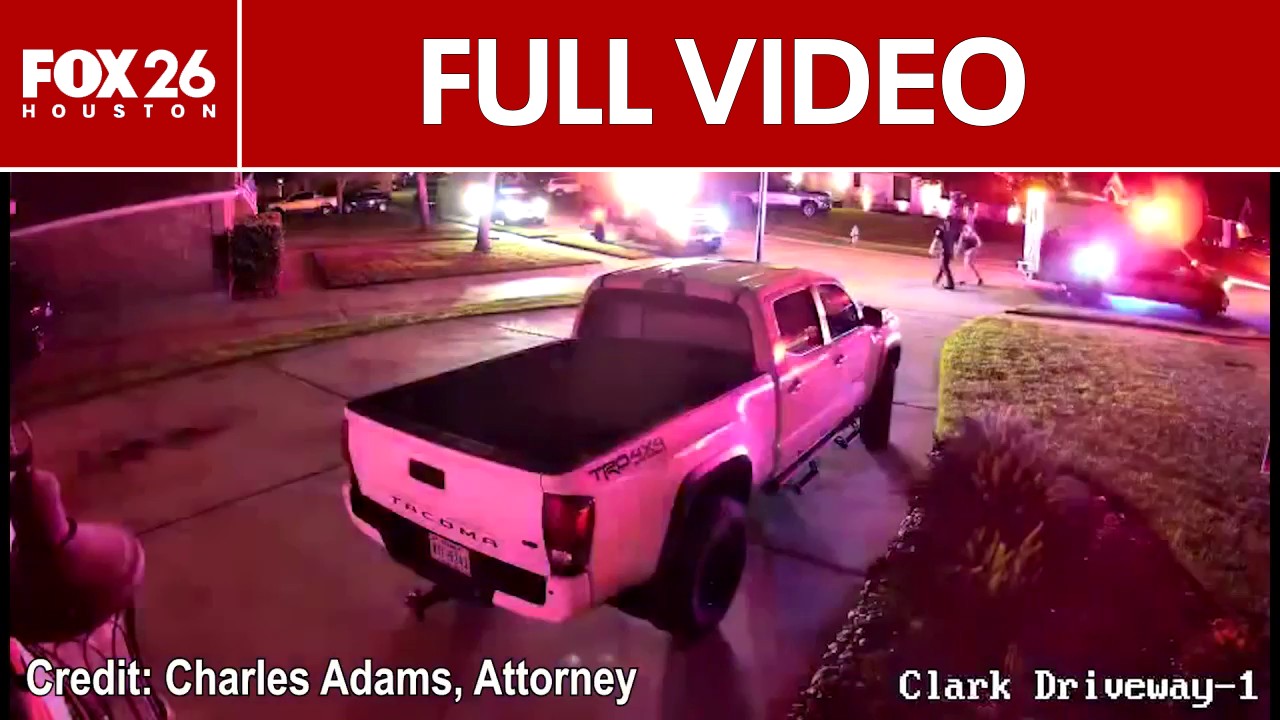 Full video: Surveillance video captures Lake Jackson officer-involved ...