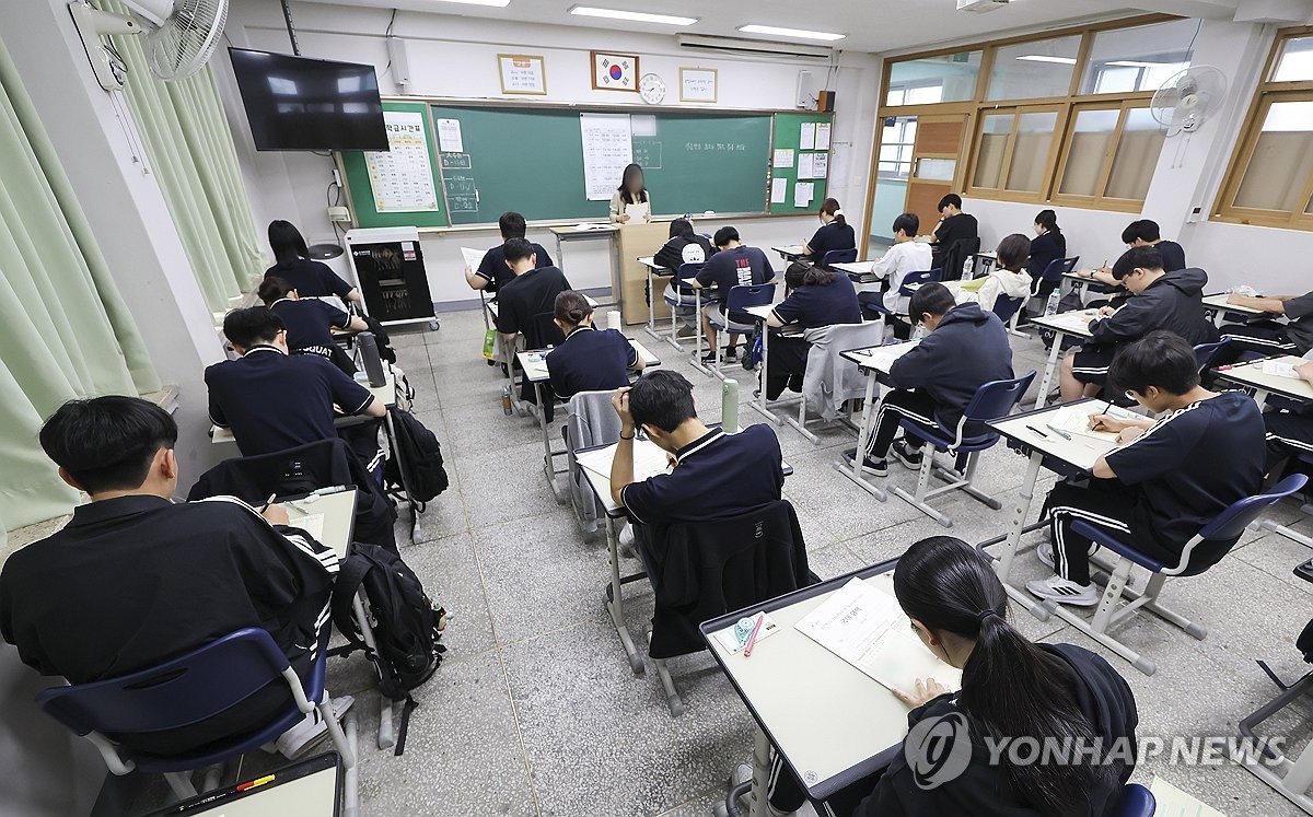 Scholastic ability test at high school