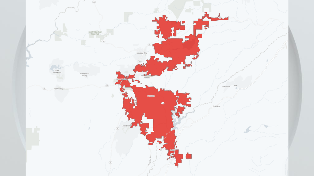 Power outage affecting 14,000 PG&E customers in Nevada County fully ...