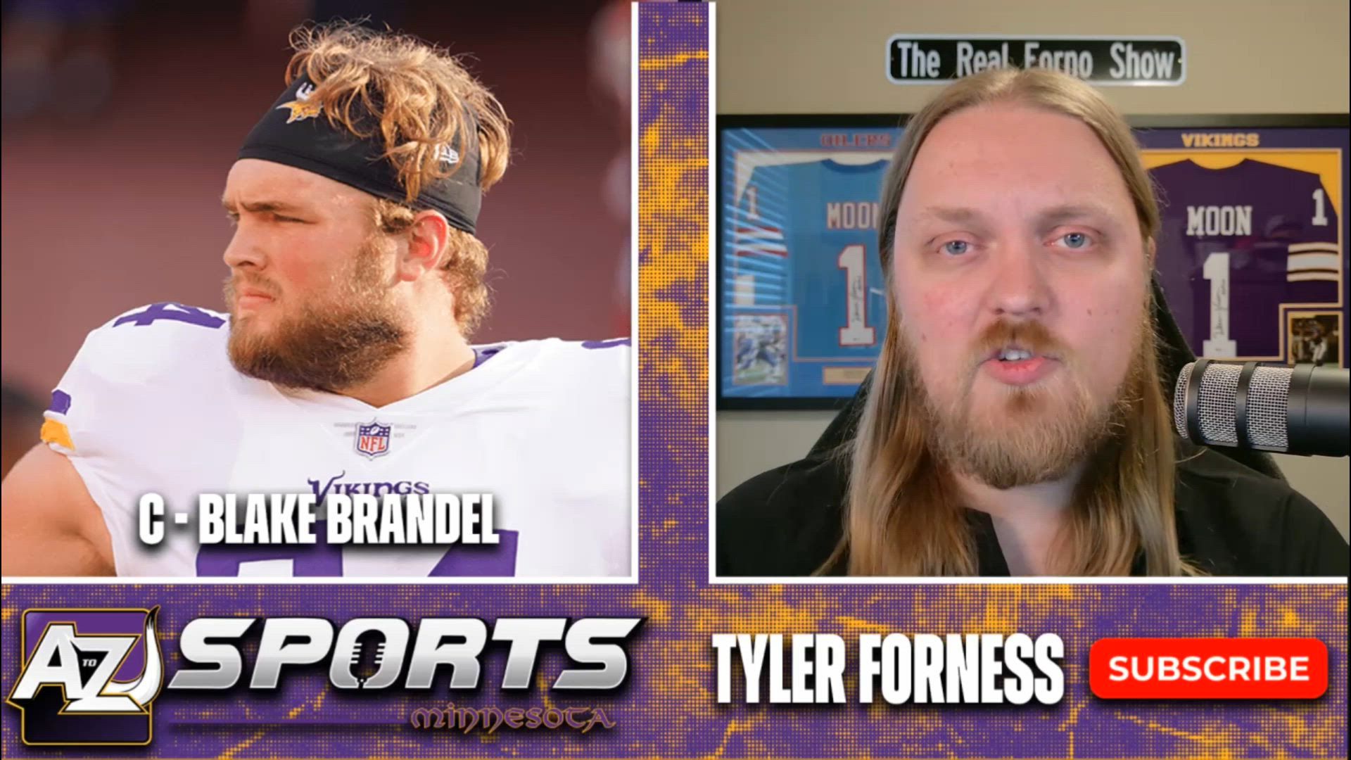 The Minnesota Vikings bet on Blake Brandel at center