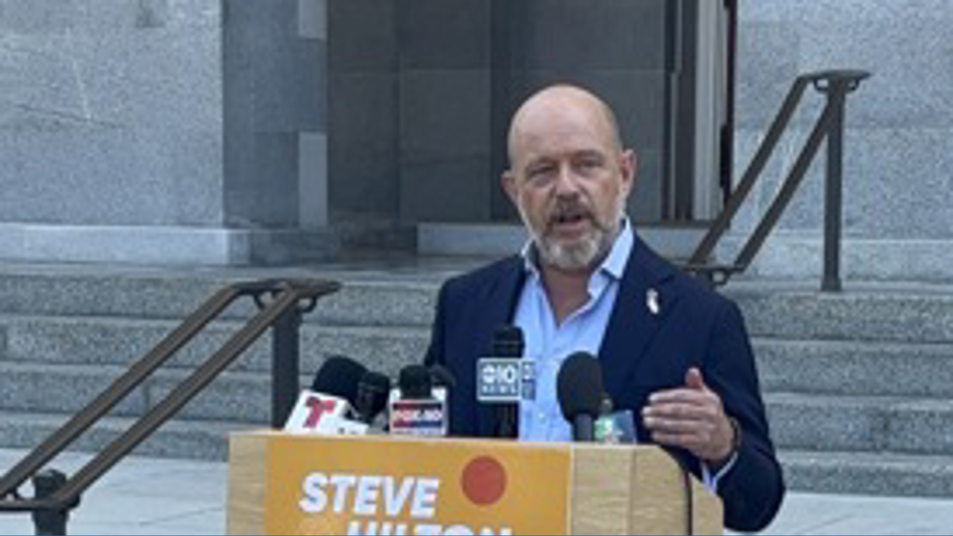 Steve Hilton makes case as candidate of change