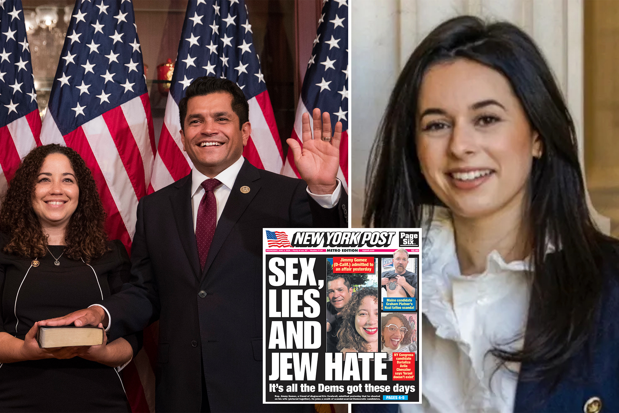 Rep. Jimmy Gomez’s mystery makeout IDed as Eric Swalwell’s chief of staff