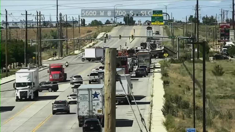 One killed in crash in Salt Lake City; road closures in place