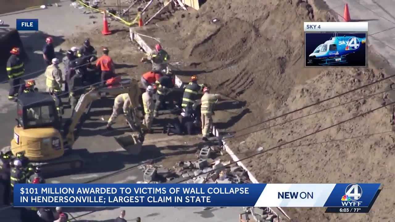 Record-setting $101M award granted in horrific North Carolina wall collapse