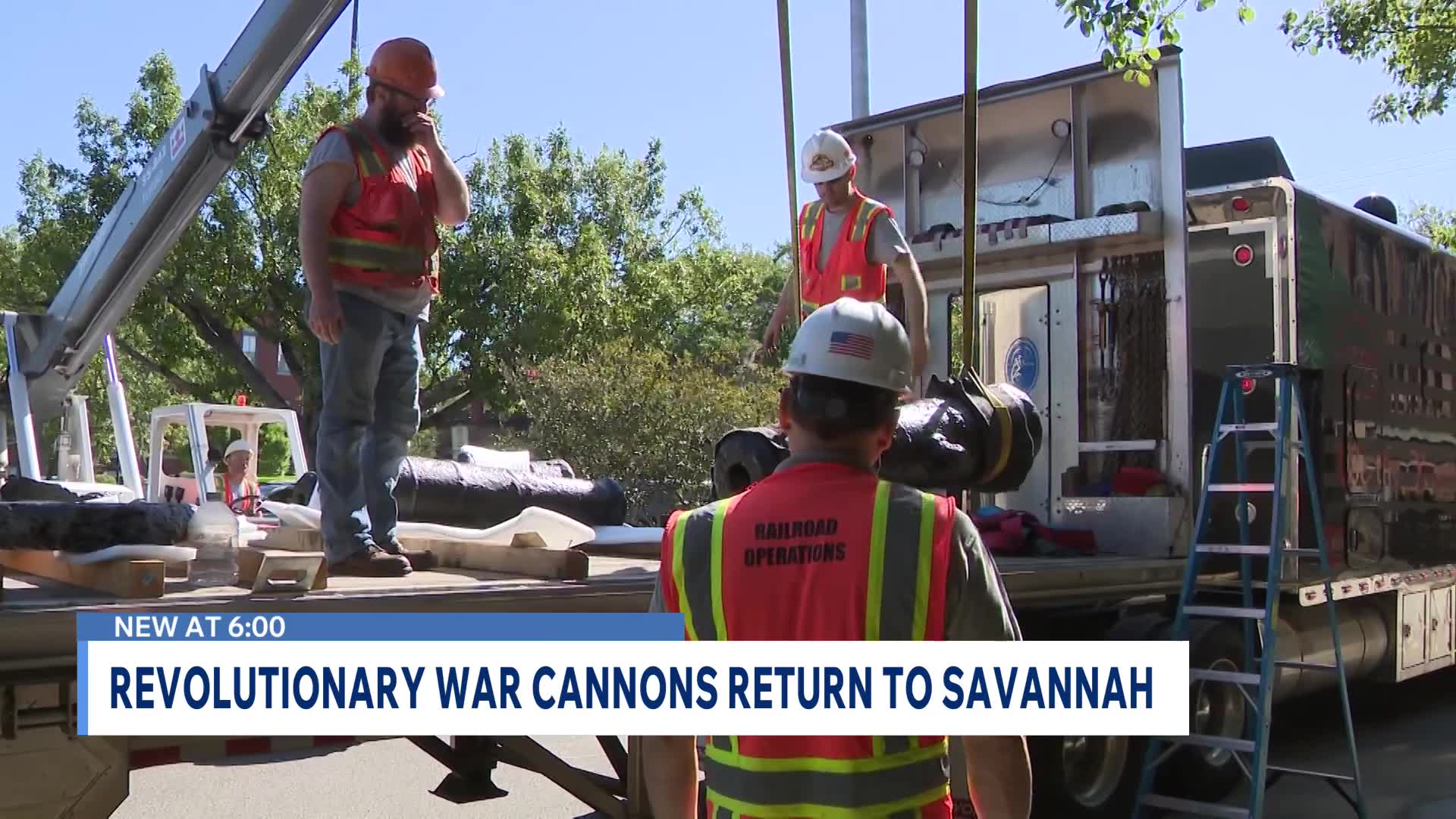 Revolutionary War cannons return to Savannah after conservation