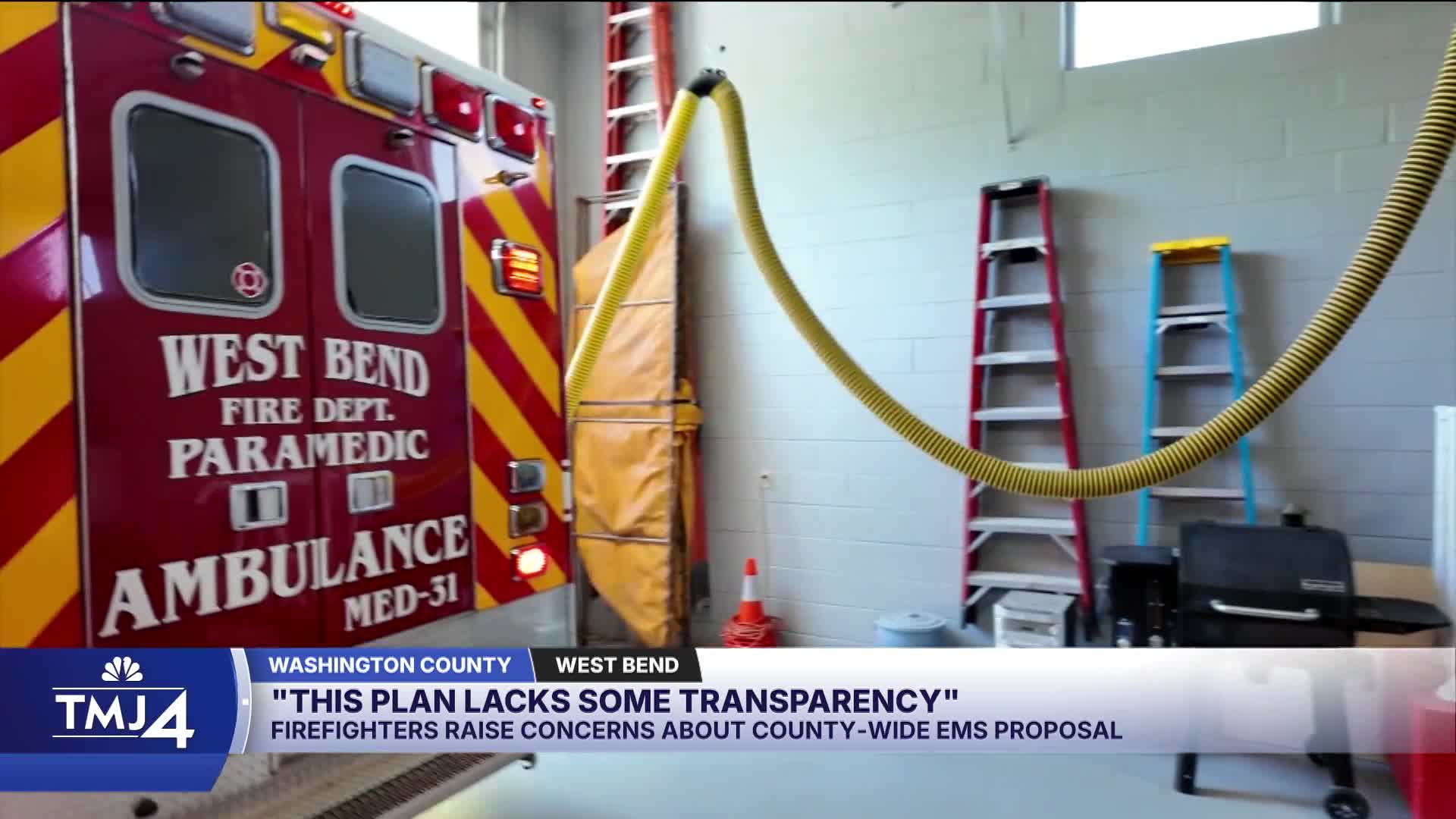 West Bend firefighters union says county EMS plan lacks transparency
