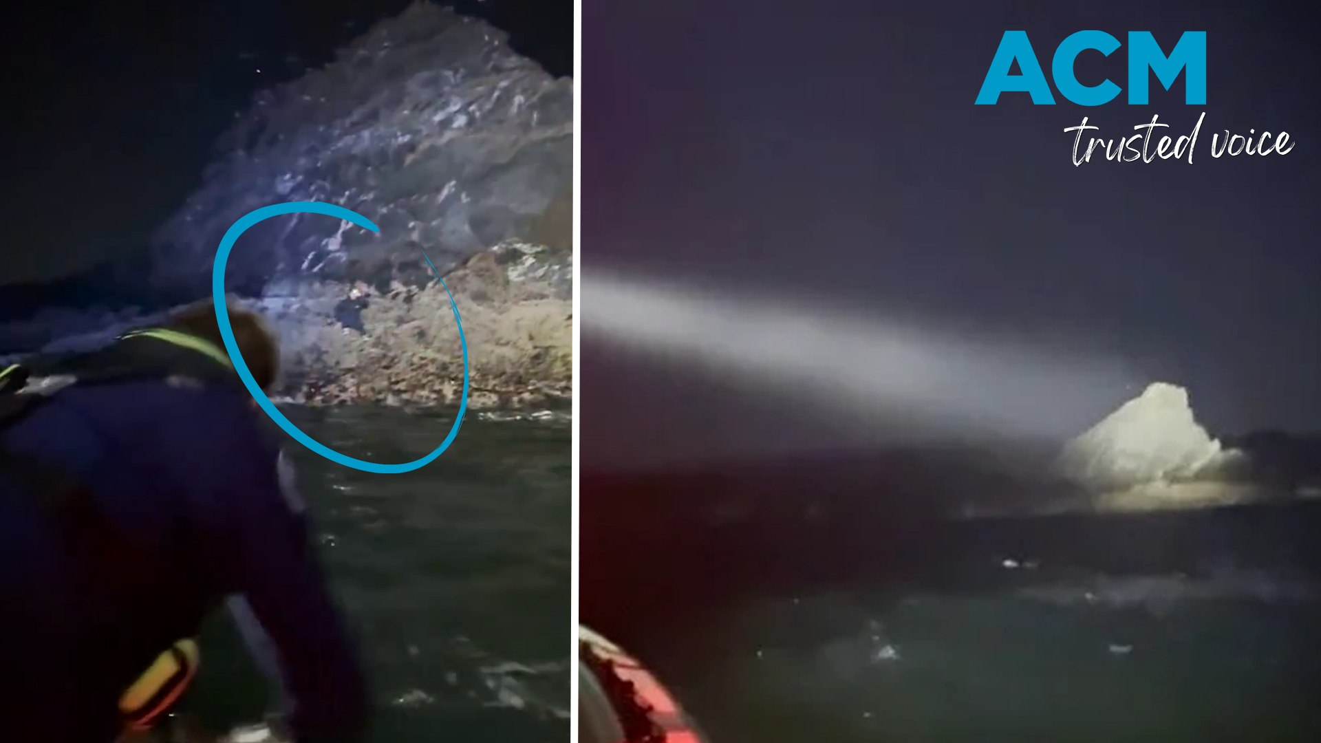 Kayak swept away, three men stranded overnight near Byron Bay