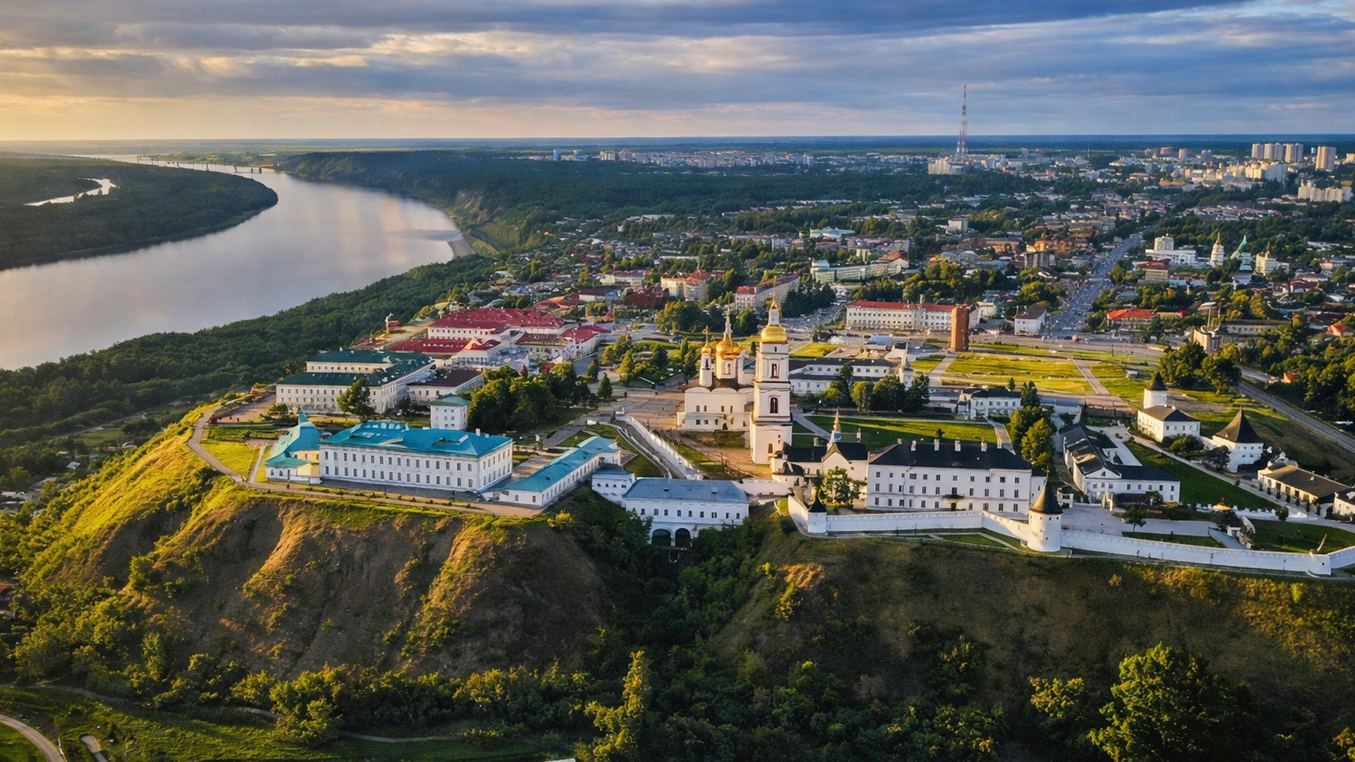Siberia’s only stone Kremlin rising above the Irtysh River
