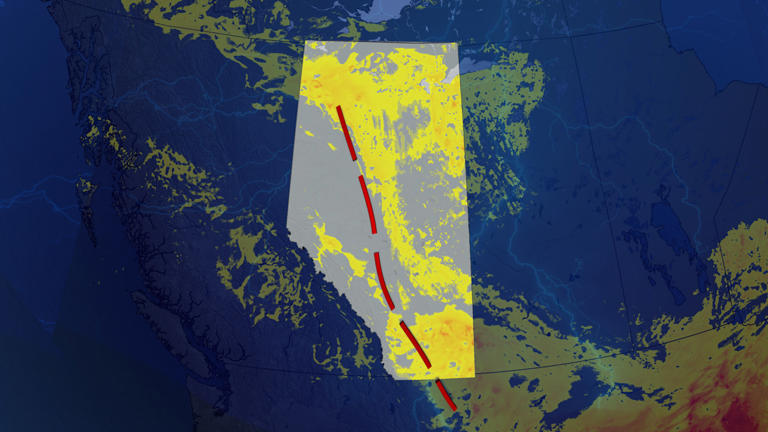 Pattern sees threat of thunderstorms shift back into Alberta Thursday