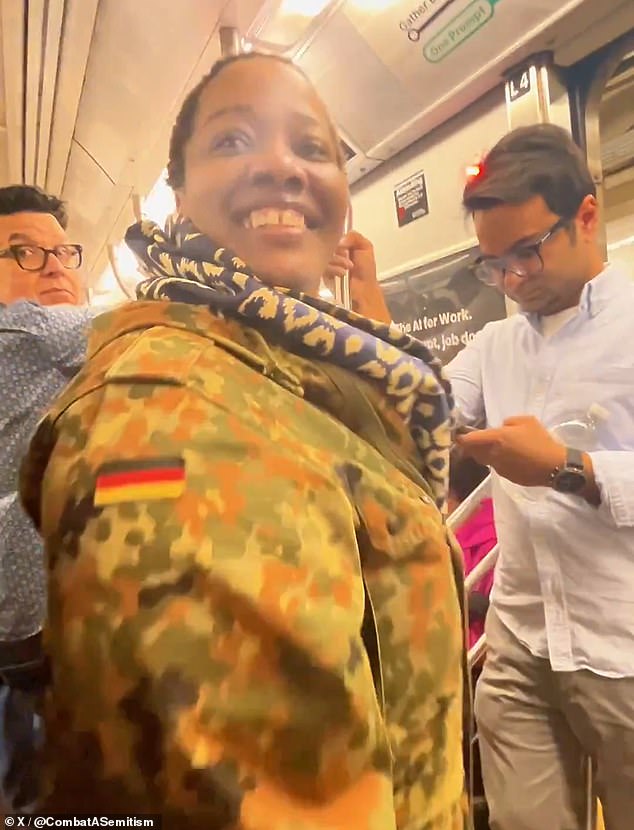 Vile NYC subway anti-Semite filmed ripping at Jewish woman's hair