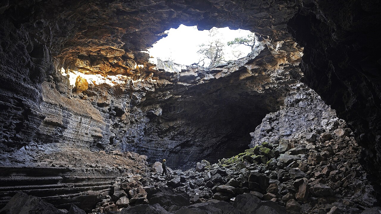 New Mexico has 114,000 acres of lava fields that look like the surface ...