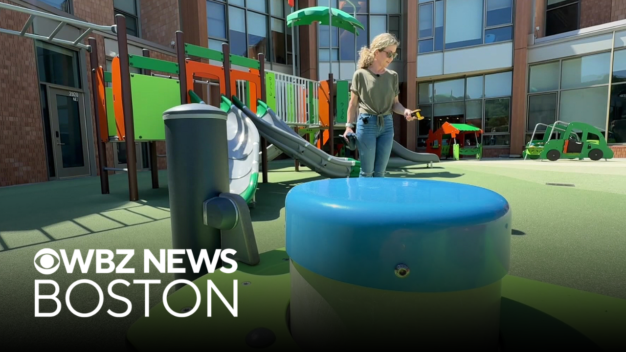 Brookline mom raises alarm about hot playground surfaces