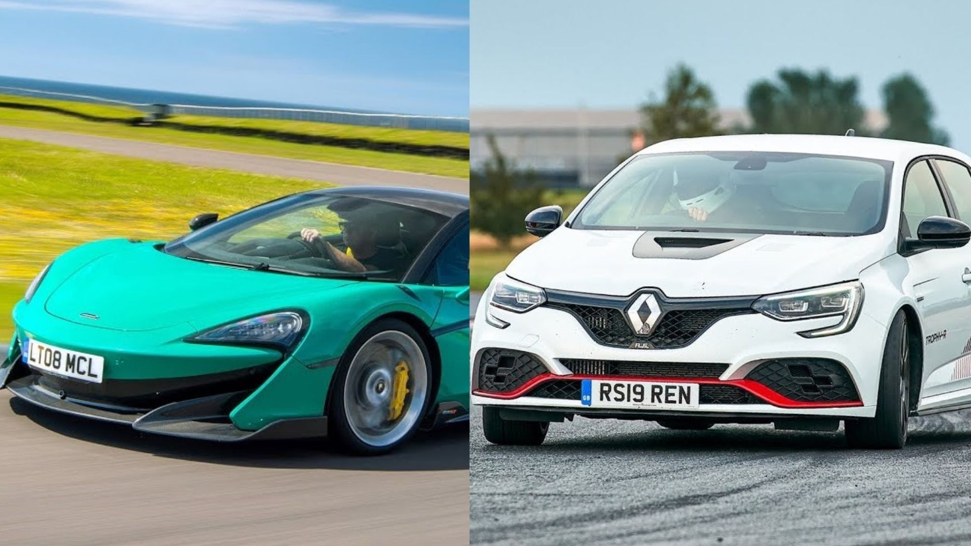 McLaren 600LT contra Renault Megane RS Trophy-R