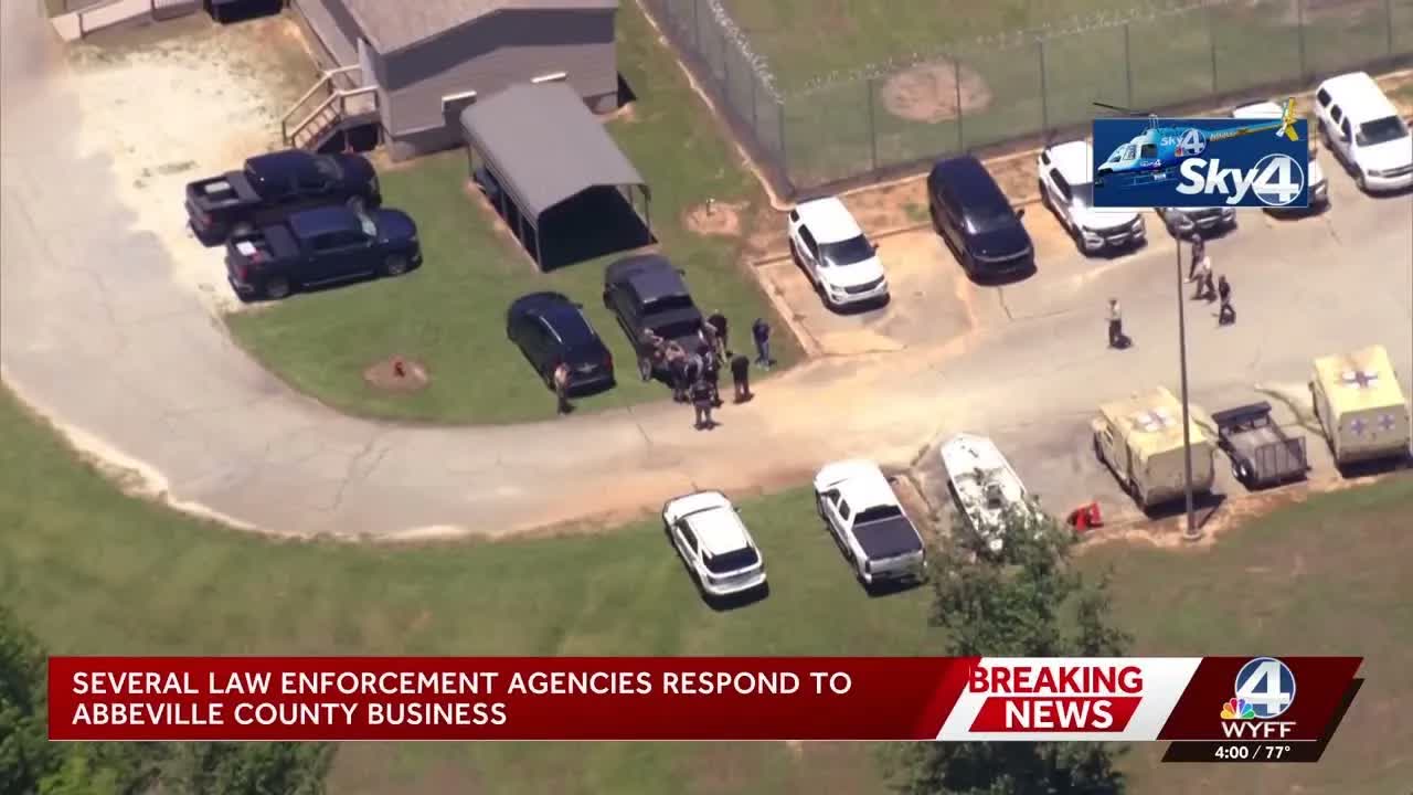 Law enforcement agencies respond to Abbeville County business