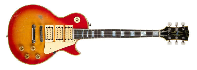Ace Frehley's main Kiss guitar, the 1975 'Budokan' Gibson Les Paul ...