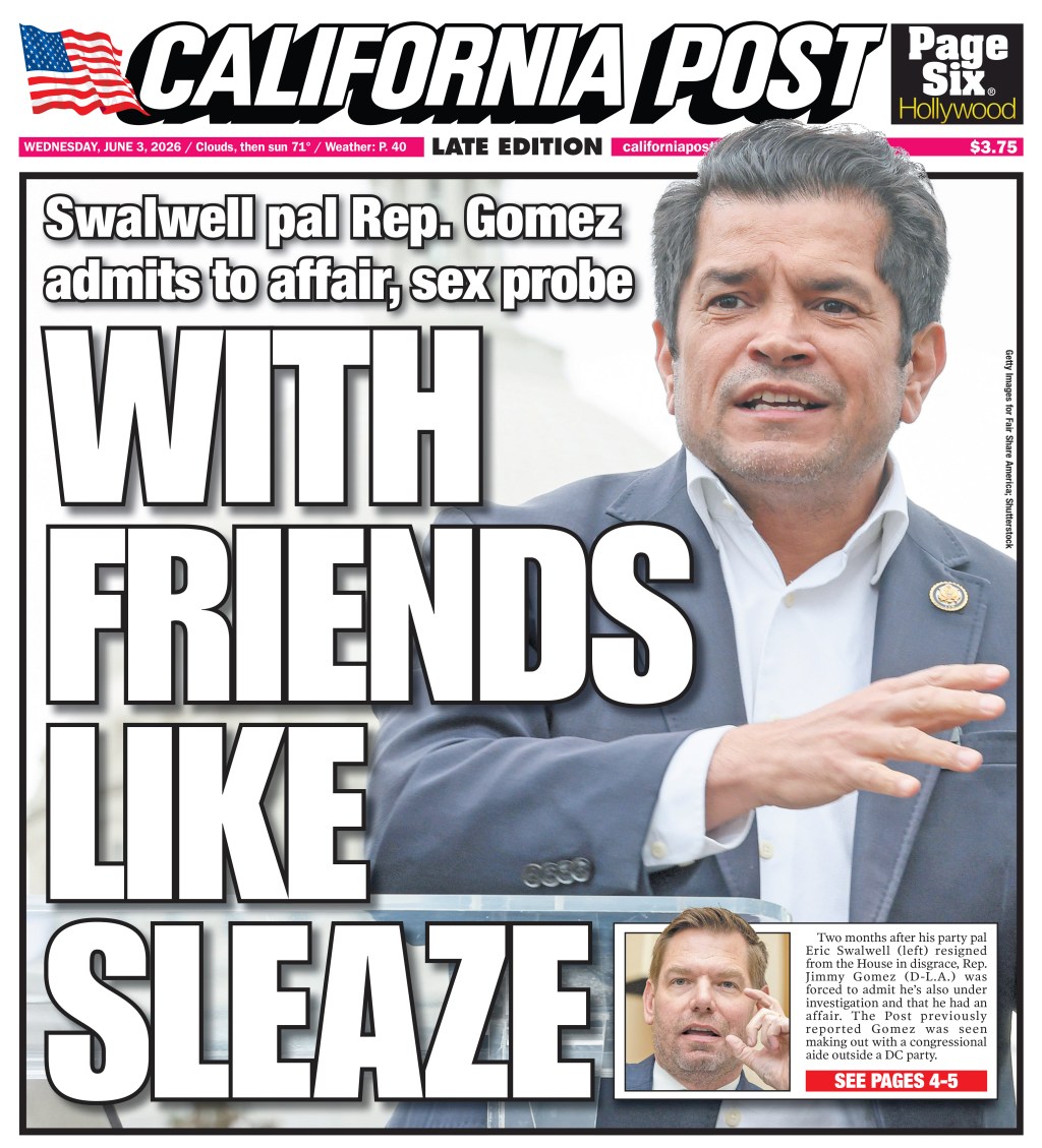 Rep. Jimmy Gomez’s mystery makeout IDed as Eric Swalwell’s chief of staff